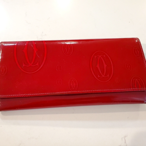 Cartier | Bags | Restored Euc Cartier Happy Birthday Long Wallet | Poshmark